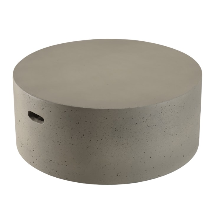 Runder Garten-Couchtisch aus Beton, D79 cm Hans | Maisons du Monde