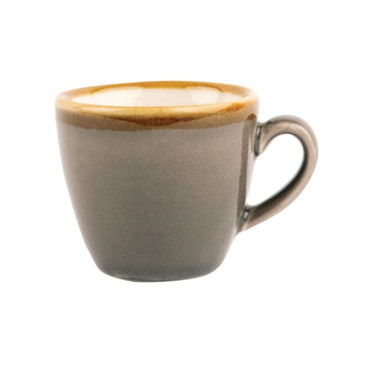 Tasse espresso grise 85 ml boite de 6 | Maisons du Monde