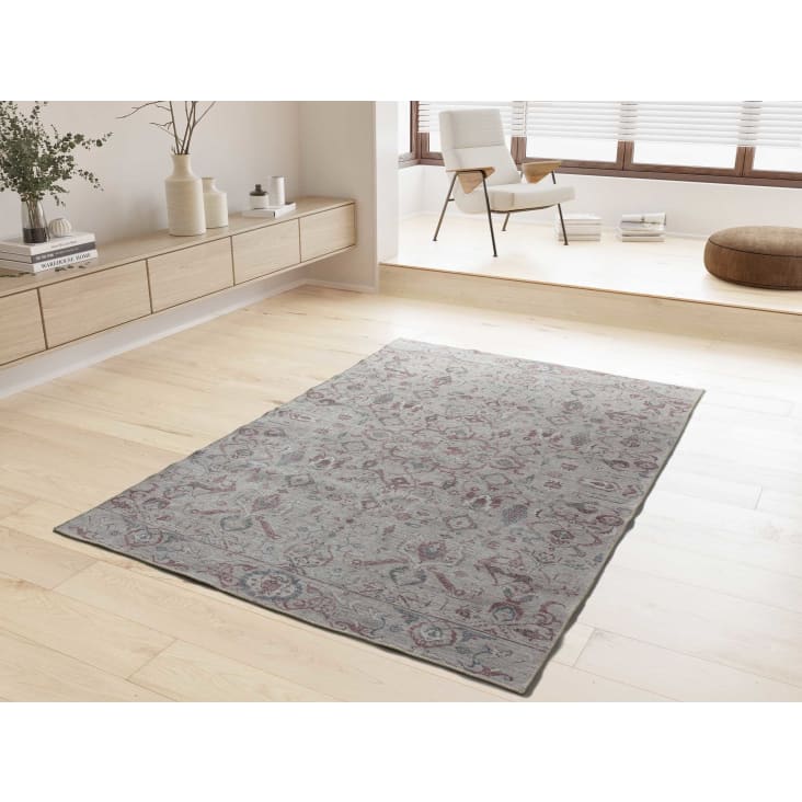 Teppich Vintage, waschbar, terrafarben, 120170 cm Mandala | Maisons du ...