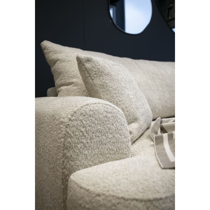 Ecksofa Boucle-Bezug Beige OVO | Maisons du Monde