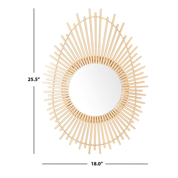 Miroir en fer/verre or Elfreda | Maisons du Monde