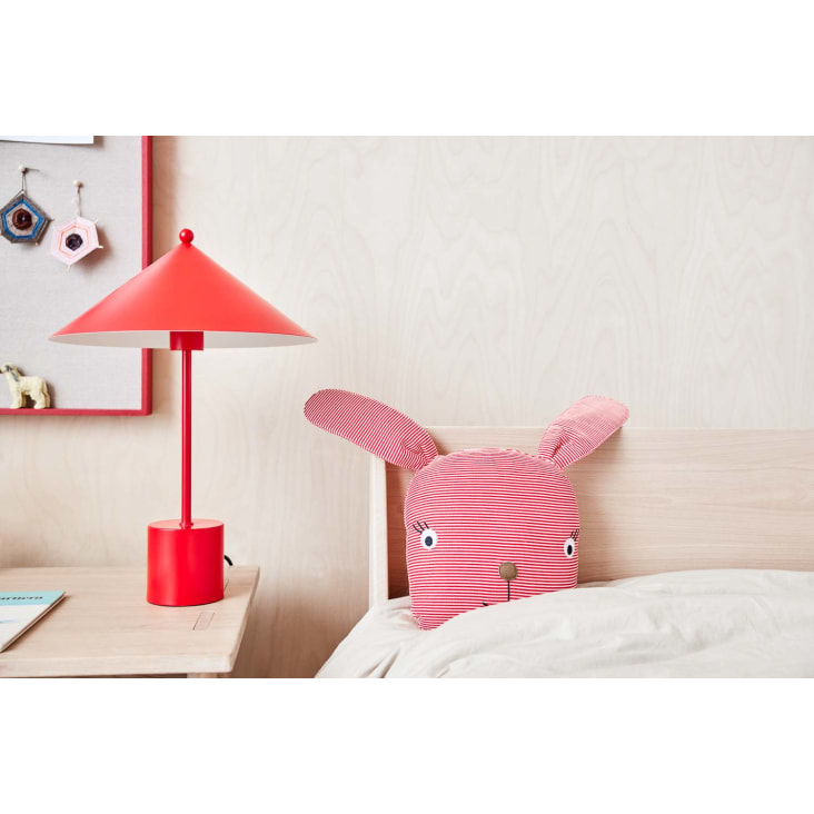 Jouet rouge en coton organique H43x30x30cm Rabbit | Maisons du Monde