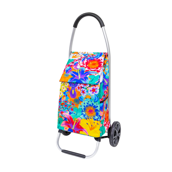 Trolley per la spesa blu poliestere 0 x 22 x 53 cm Trolly | Maisons du ...