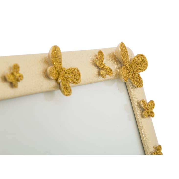 Cornice in resina dorata cm 25x2,5x30 Butterfly | Maisons du Monde