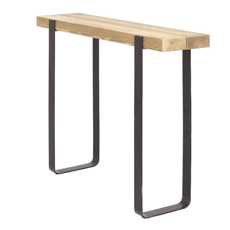 Console en bois de pin des flandres couleur naturel 120 cm Faraji ...