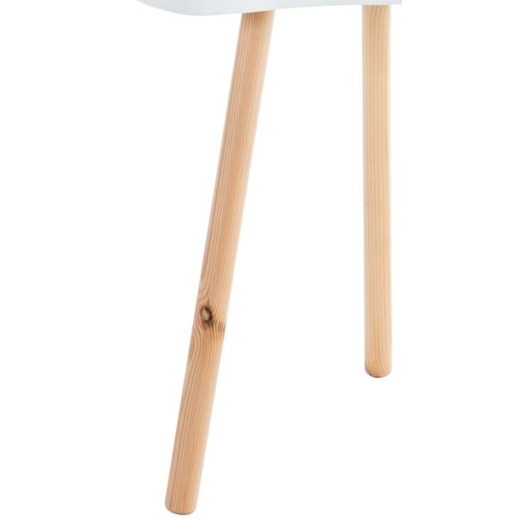 Tavolino da appoggio con 3 gambe in Legno bianco JANNIS | Maisons du Monde