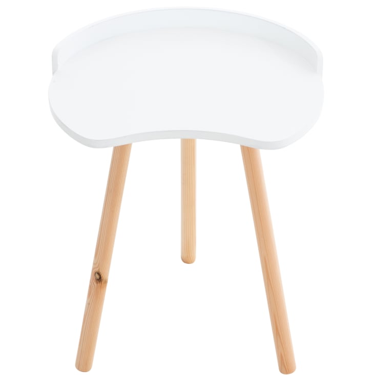 Tavolino da appoggio con 3 gambe in Legno bianco JANNIS | Maisons du Monde