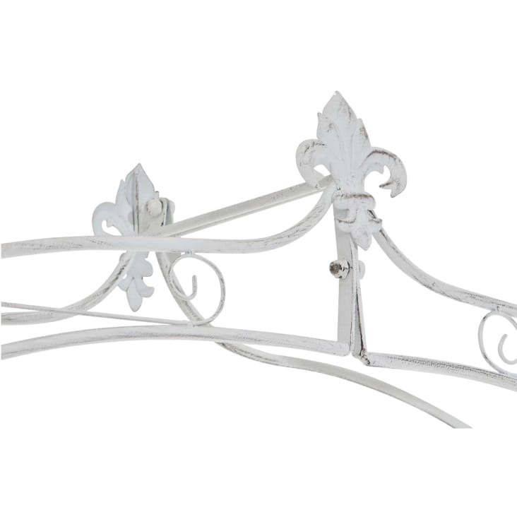 Arco de flores en estilo rústico en metal blanco antiguo Anna | Maisons ...
