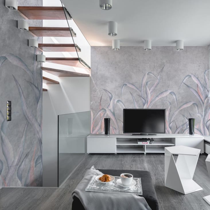 Carta da parati TNT Goffrata Stile Pastello 300x300 cm | Maisons du Monde