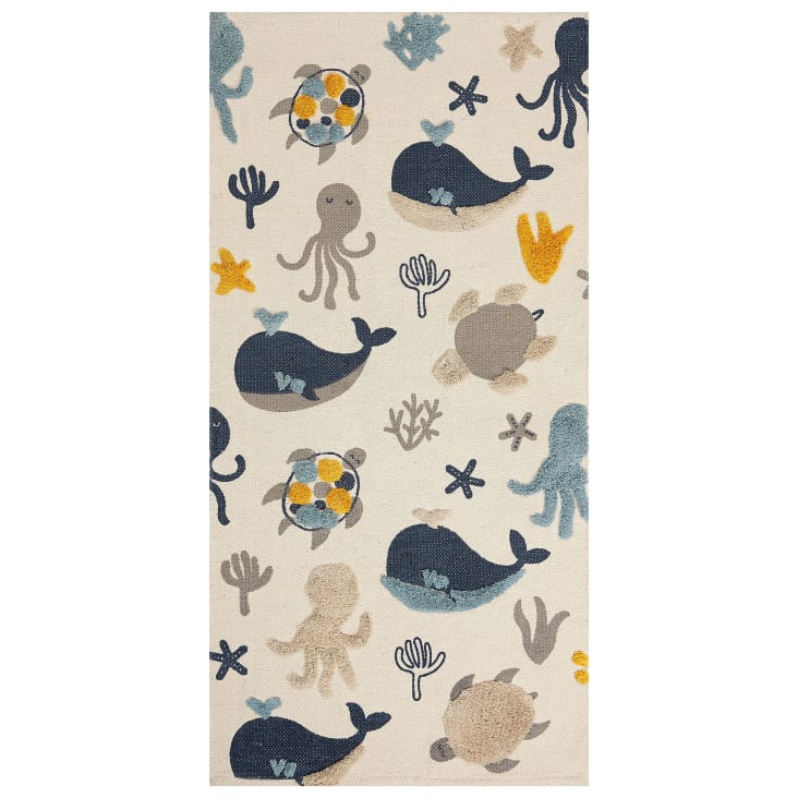 Teppich Stoff bunt 150x80cm PORSEA | Maisons du Monde