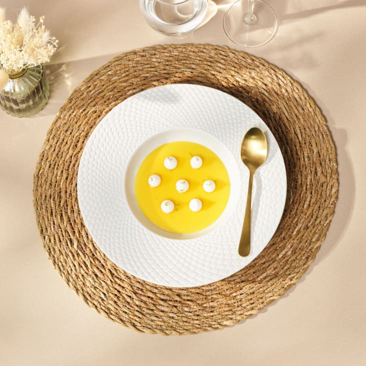 Plato de sopa (x6) porcelena blanco Sherane | Maisons du Monde