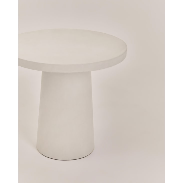 Esstisch aus Mikrozement, 100 cm, in Grau Core by marlot baus | Maisons du Monde