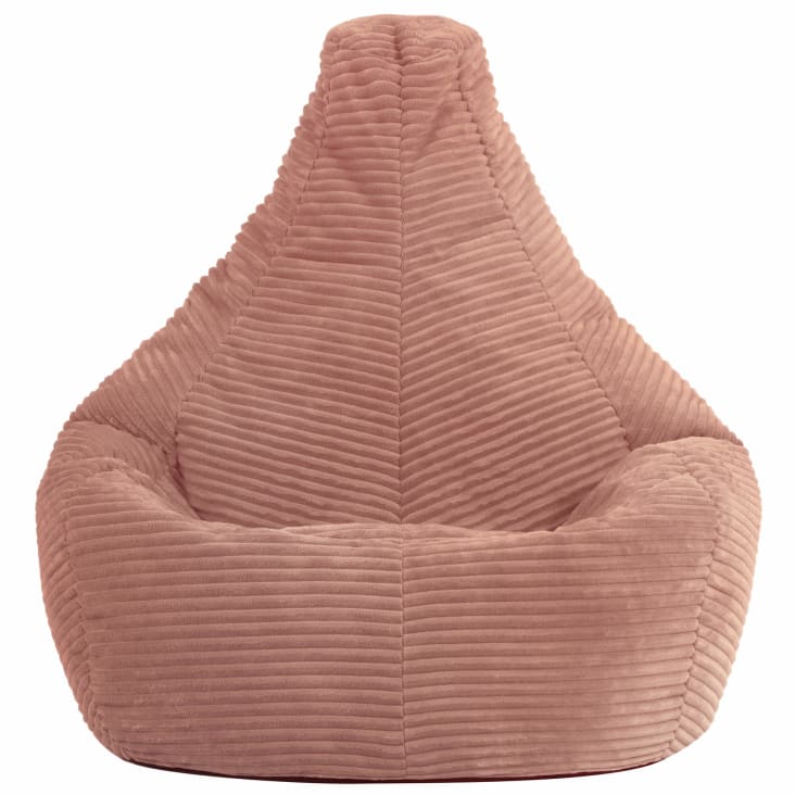 Puf infantil reclinable de pana rosa amanecer Dalton | Maisons du Monde