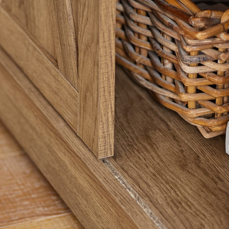 Aparador recibidor con puerta corrediza de granero madera | Maisons du ...