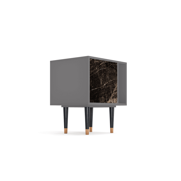 Comodino nero 1 porta L 58 cm NIGHT ABYSS | Maisons du Monde