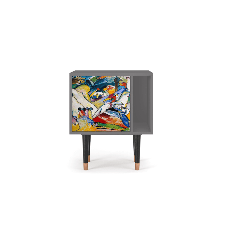 Table de chevet multicolore 1 porte L 58 cm IMPROVISATION 26 BY WASSILY ...