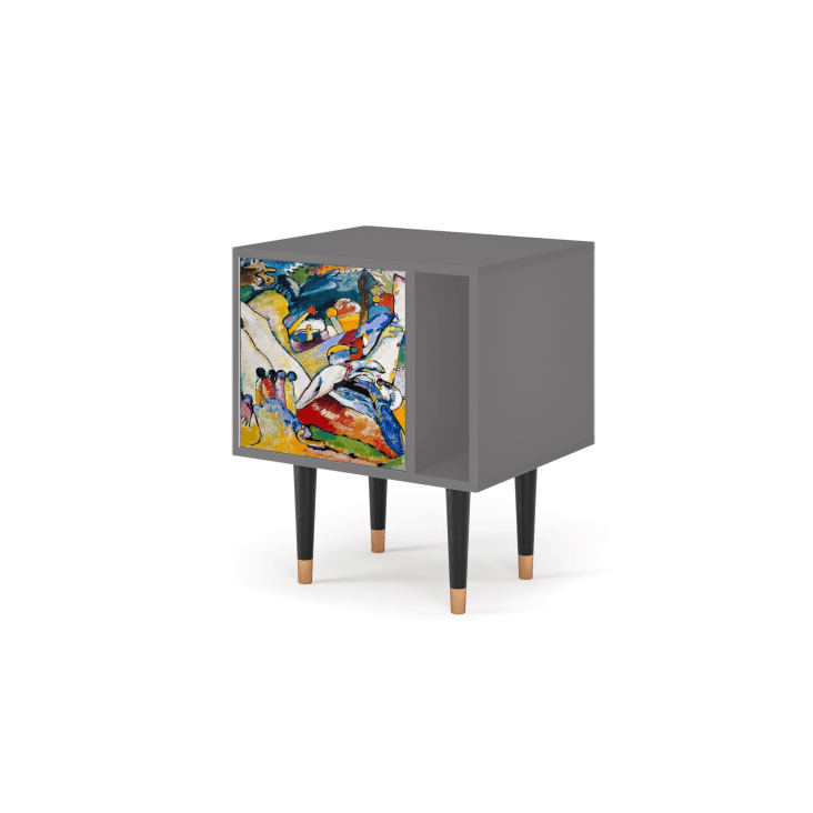 Table de chevet multicolore 1 porte L 58 cm IMPROVISATION 26 BY WASSILY ...