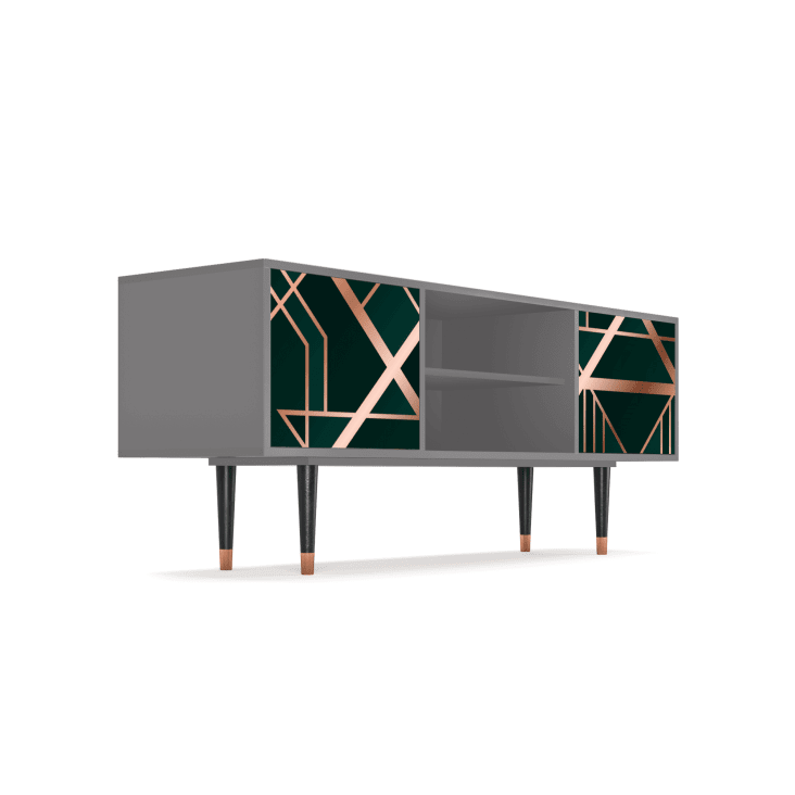 Mueble de TV verde 2 puertas L 170 cm EMERALD GATSBY | Maisons du Monde