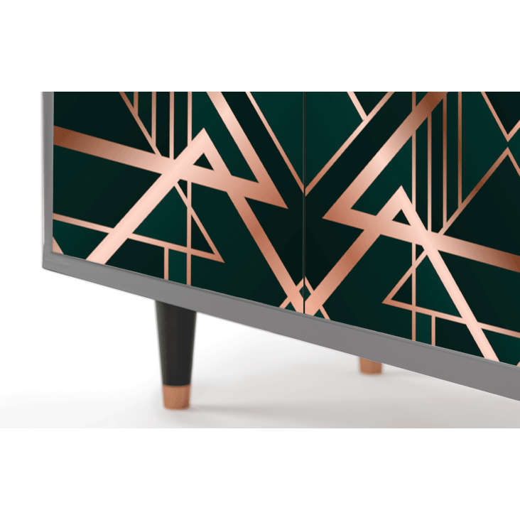 Buffet vert 4 portes L 94 cm EMERALD GATSBY | Maisons du Monde