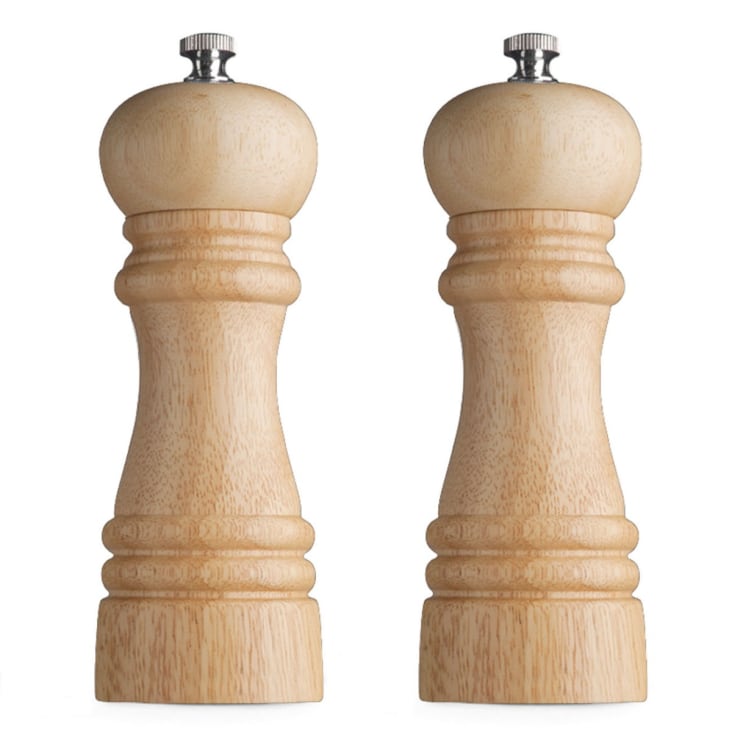 Dúo de molinillos de sal y pimienta madera madera Marius bois | Maisons ...