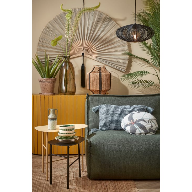 Lanterne en jute noir H36 Liliano | Maisons du Monde