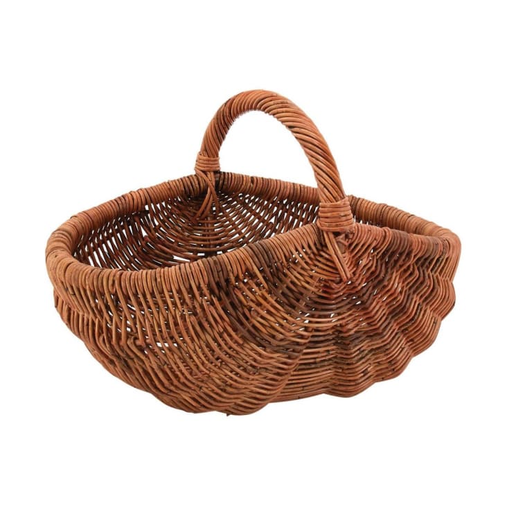 Panier de marché ovale en poelet | Maisons du Monde