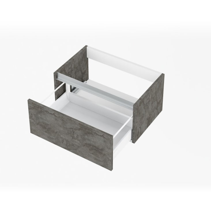 Mobile da bagno 6 pezzi in melaminico ossido Aurora | Maisons du Monde