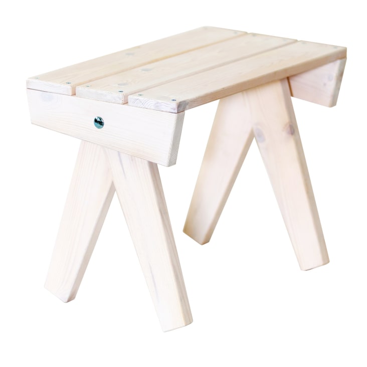 Tablette de jardin pin - blanc, huilé GRANNY TABLE | Maisons du Monde