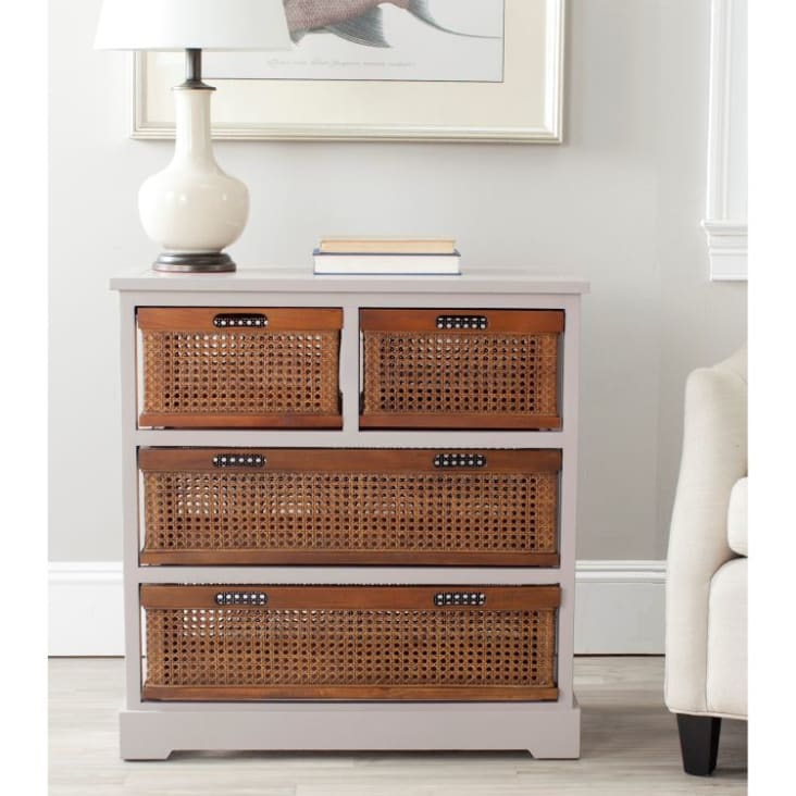 Mobili con cassetti in legno di pino Grigio Cathleen | Maisons du Monde