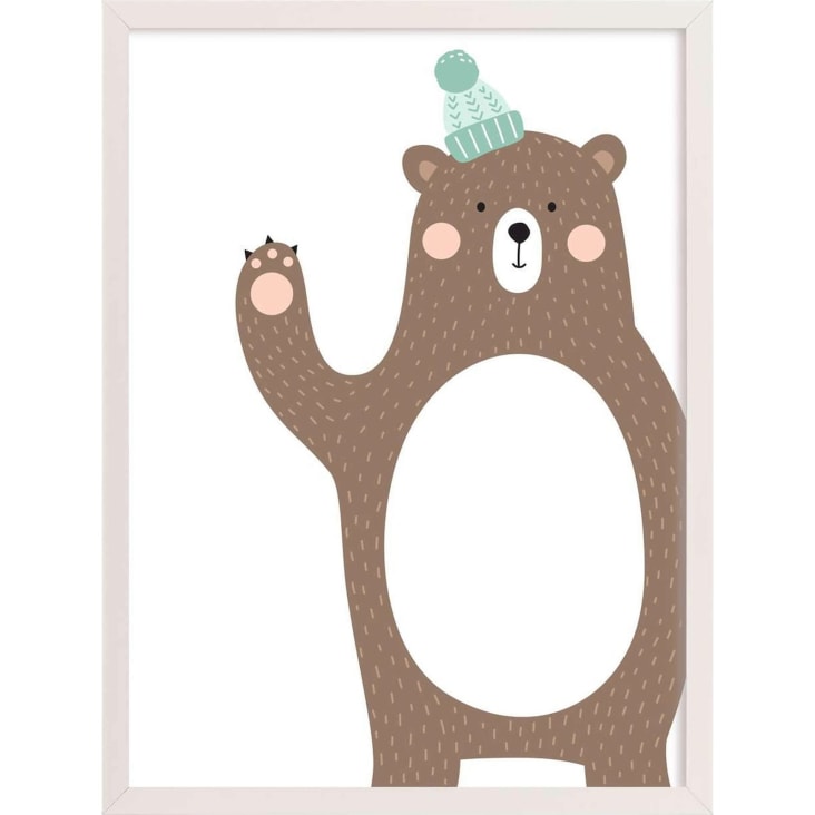 Tableau Enfants Bois Marron Forest friends | Maisons du Monde