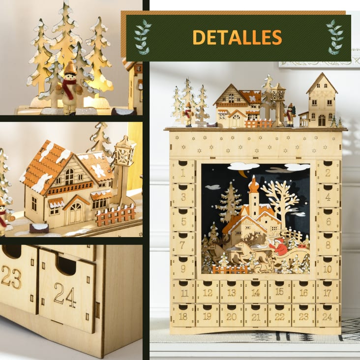 Nuestro Deseo Navideño Corona De Adviento De Navidad Tradicional Cono ...