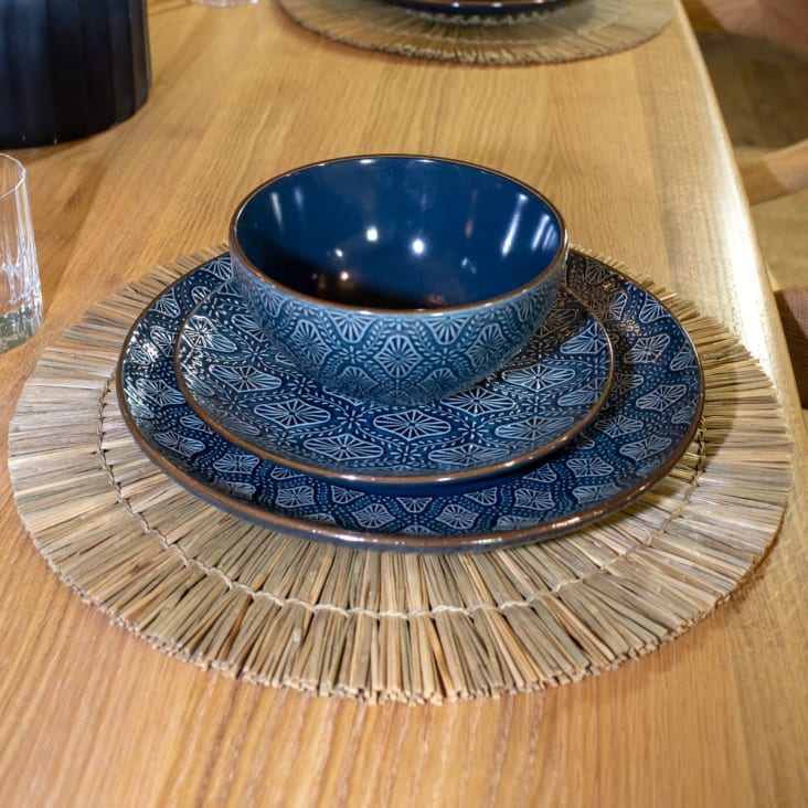Lot de 4 set de table en raphia 38cm Paros | Maisons du Monde