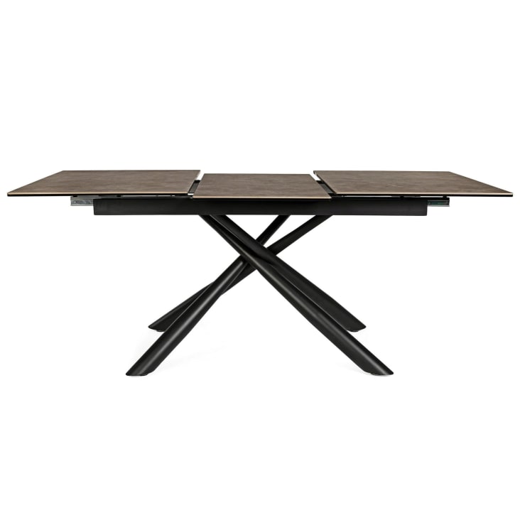 Table rectangulaire extensible en céramique 6/8 places L160/220 Soline ...