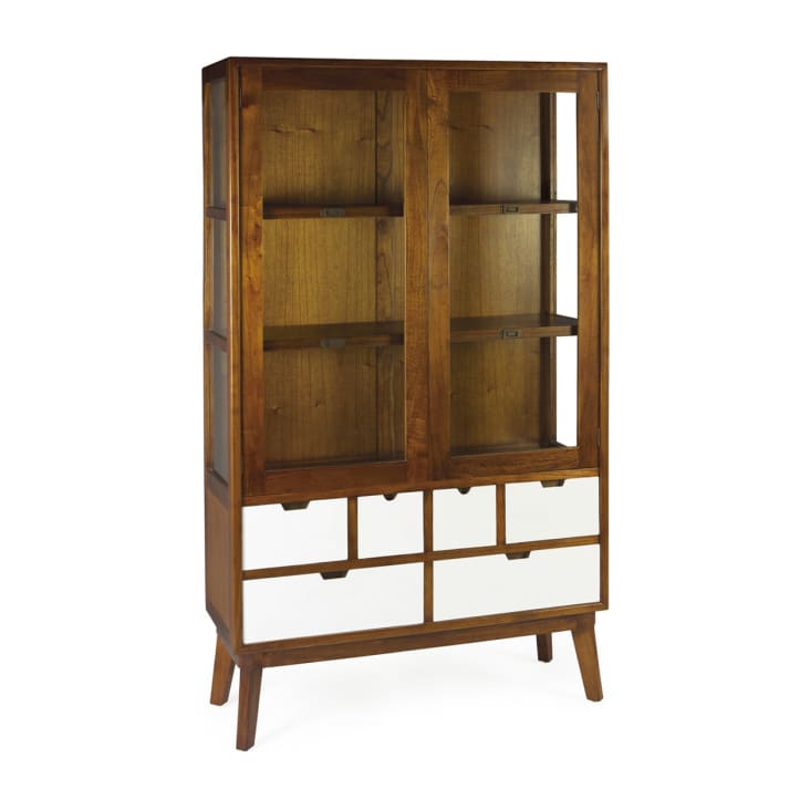 Vetrina in legno bicolore, H 180 cm Artic | Maisons du Monde