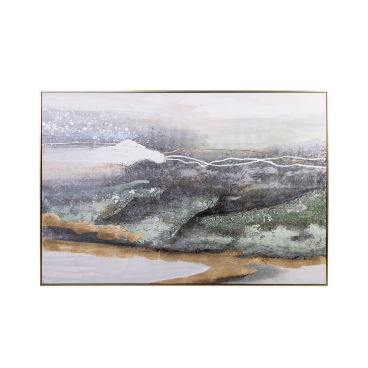 Tableau à l'huile en bois multicolore, 180x120 cm Berna | Maisons du Monde