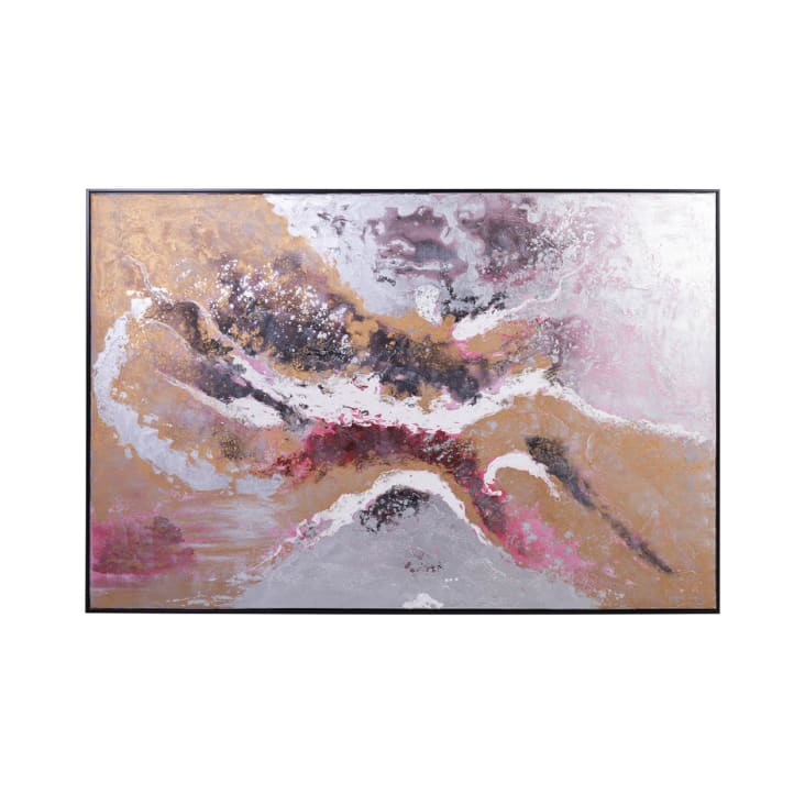 Tableau à l'huile en bois multicolore, 180x120 cm Berna | Maisons du Monde