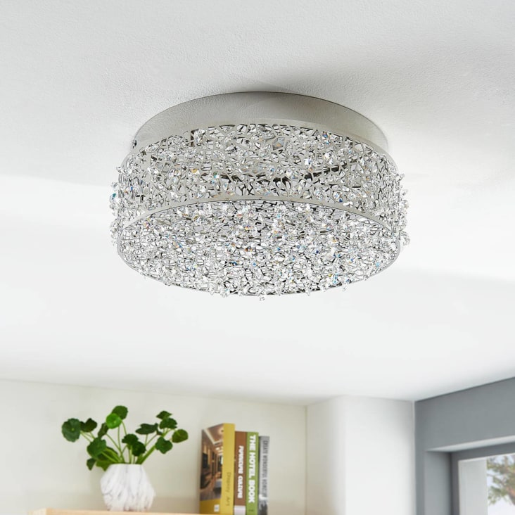 Plafonnier LED Argent Felias | Maisons du Monde