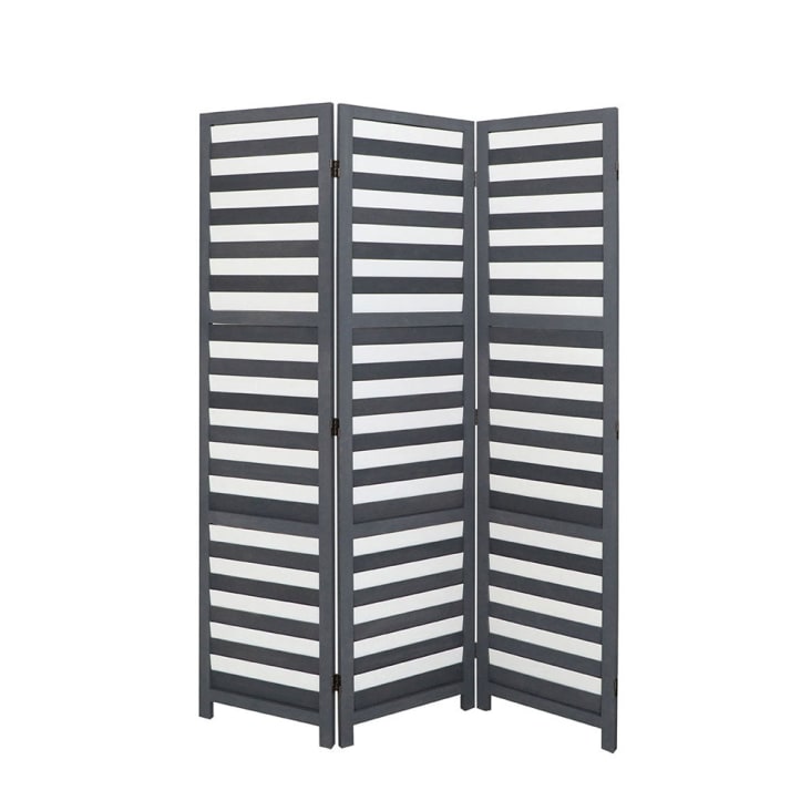 Paravent, 3 Panel, Holz, 170x120CM, Grau | Maisons du Monde