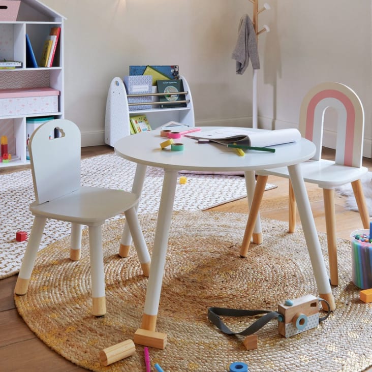 Mesita mdf blanco 43x60x60cm Nordic kids | Maisons du Monde