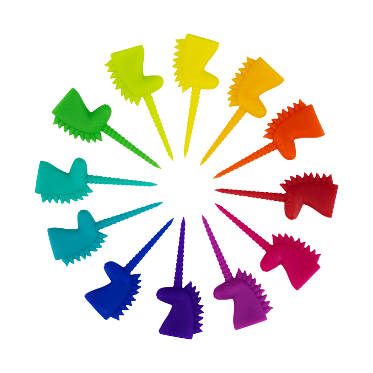 Set di 12 stecchini per aperitivo Unicorn stick | Maisons du Monde