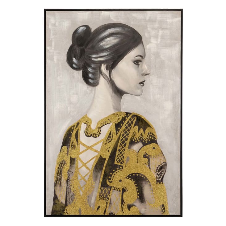 Cuadro negro de madera 80x4x120cm | Maisons du Monde