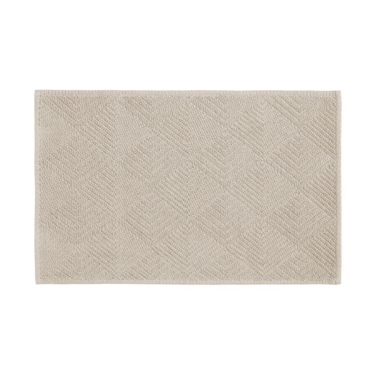 Tapis en coton antidérapant 1350 g/m² sable 60x100 cm Punto design ...