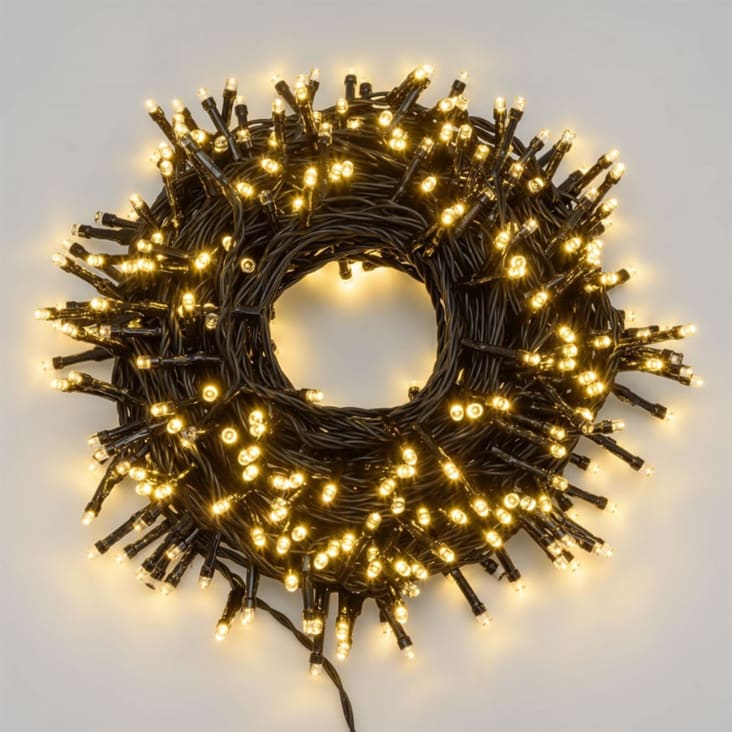 Catena led, Luce Fredda, Cavo Verde 1200 led - 84 mt | Maisons du Monde