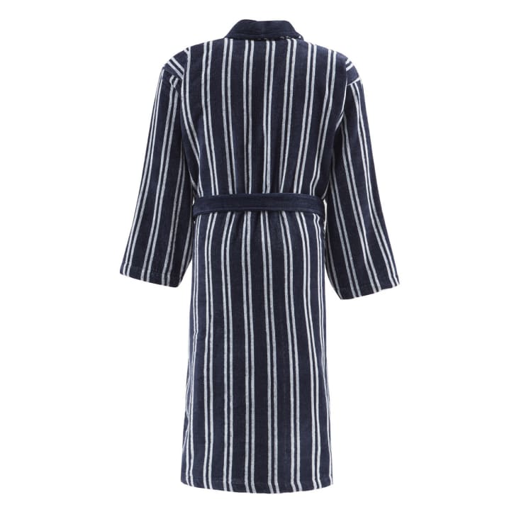 Peignoir col châle velours indigo XXL Linquist | Maisons du Monde