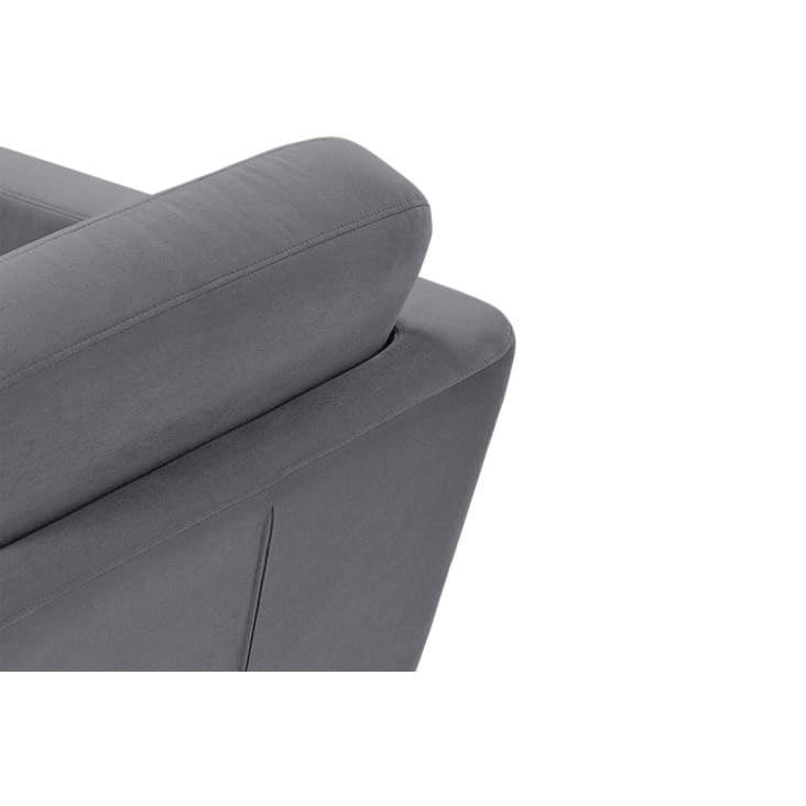 Skandinavischer Sessel, Massivholz-Beine, grau TAGIO | Maisons du Monde