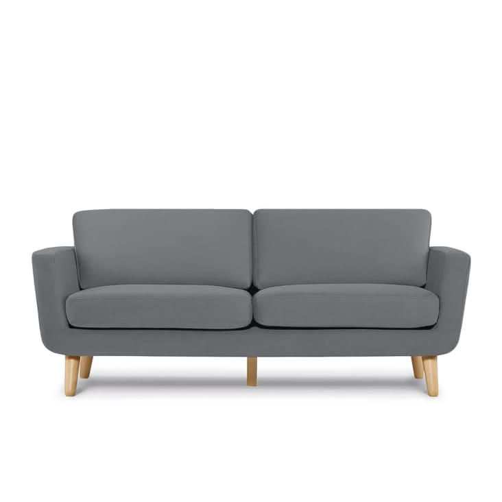Stilvolle Sofa 3 Sitzer Grau Bild
