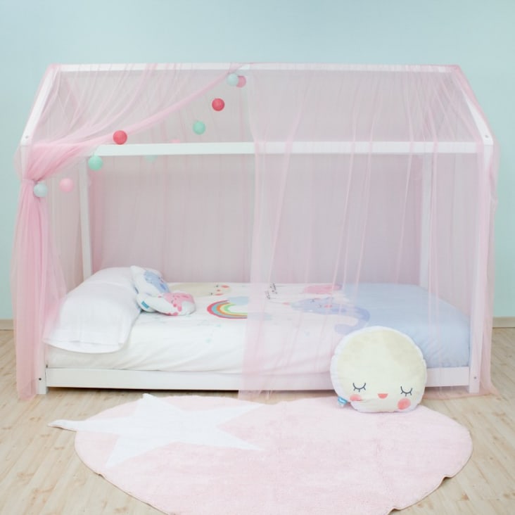 Dosel para swayer y montessori tul rosa 200x167cm | Maisons du Monde
