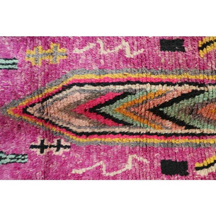 Tapis de couloir Berbere marocain pure laine 73 x 344 cm Berbere ...