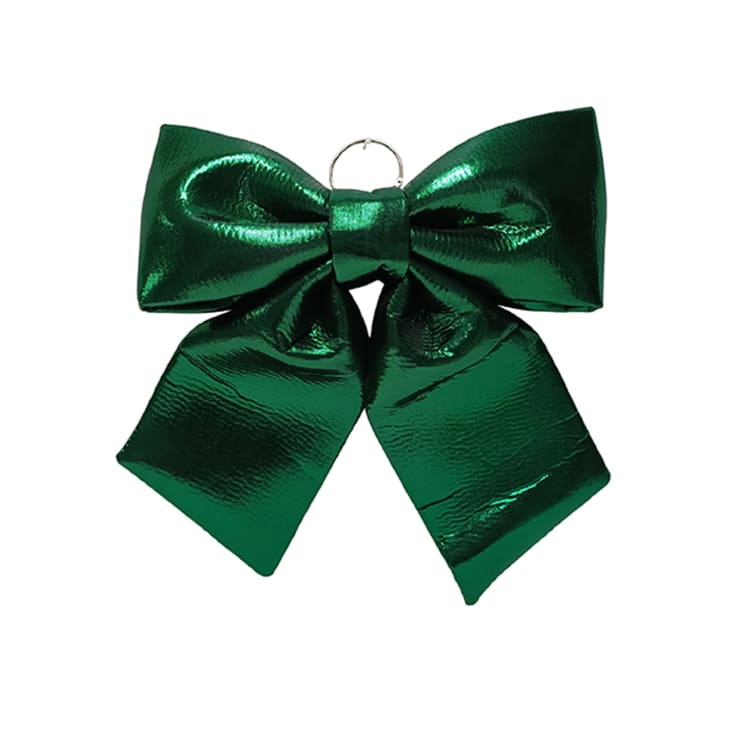 Fiocco imbottito effetto metallizzato, Verde, 44 cm | Maisons du Monde