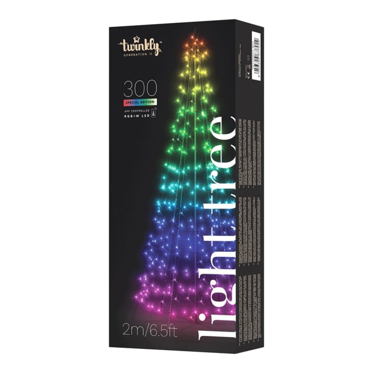 Albero a cono luminoso a led RGB decorazione, 300 cm TWINKLY LIGHT TREE ...